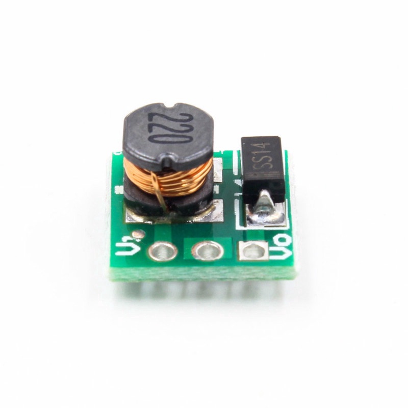 DC 0.9V-5V To 5V or DC 0.8V-3.3V To 3.3V DC-DC Step-Up Power Module ...