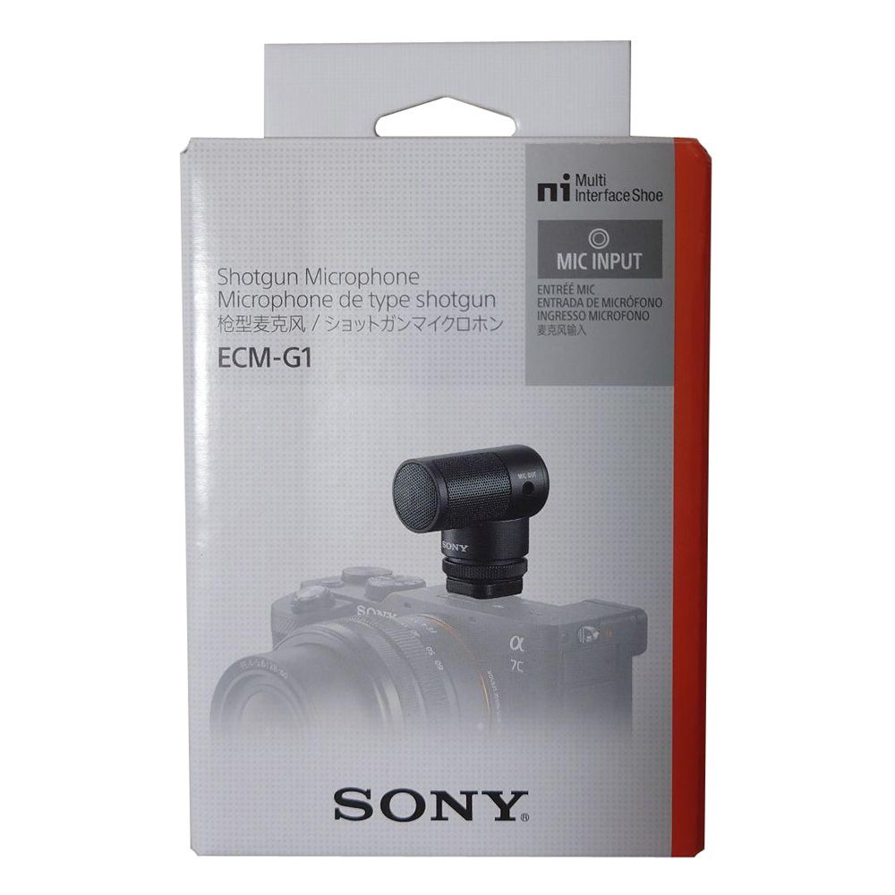 Sony ECM-G1 Compact Shotgun Microphone - MI Shoe Connectivity for Sony ...