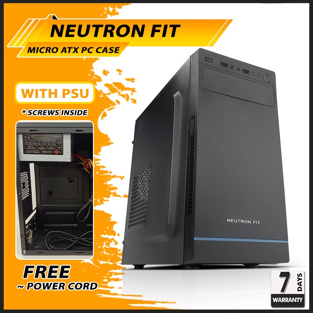 Desktop Casing with 700 watts PSU Micro ATX PC Case with free screws ...