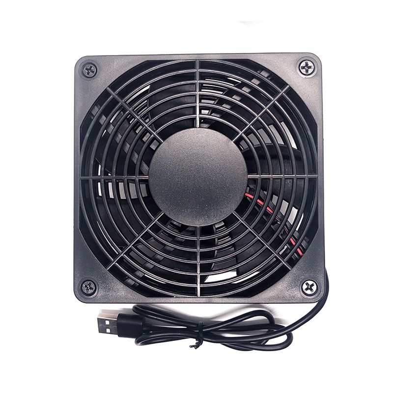 DIY Wireless Router Fan Computer Radiator TV Box Cooling Silent Fan DC ...