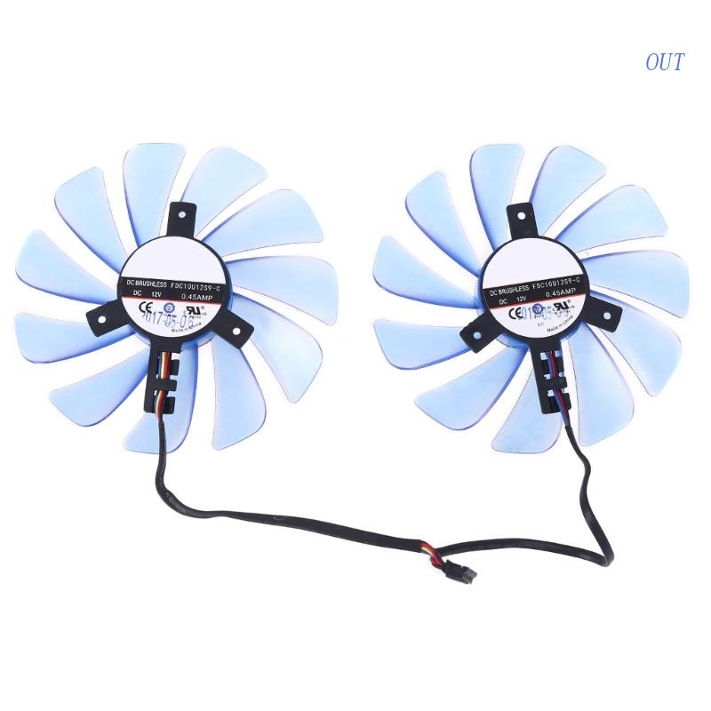 OUT GPU Fan For XFX RX 580 RX590 HIS RX580 IceQ RX570 Graphics Card ...