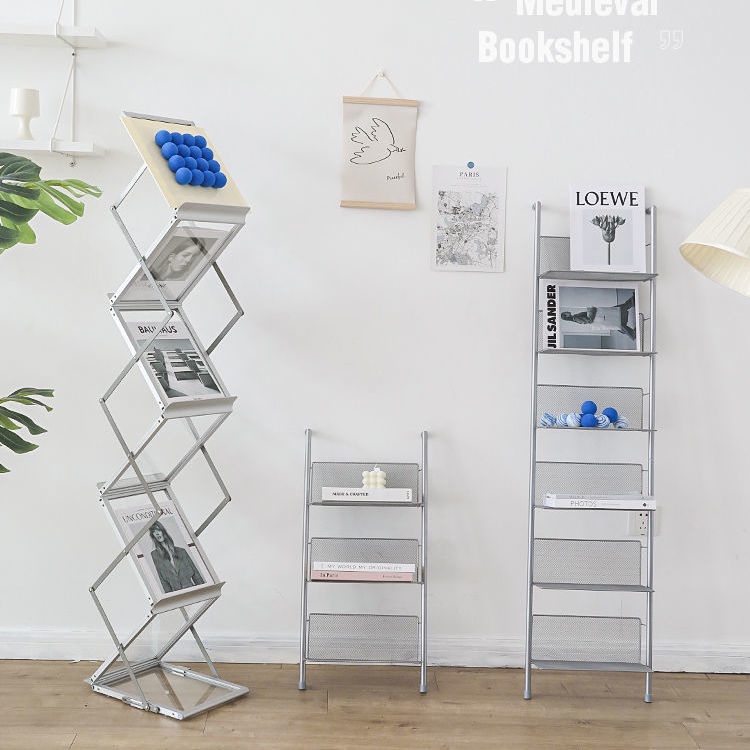 Newspaper Shelf Studio Shooting Display Magazine Storage Floor ...