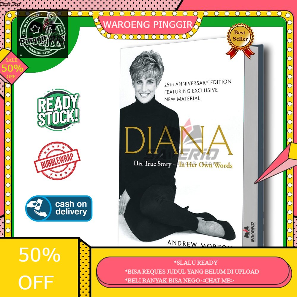 Diana Book: Her True Story in Her Own Words by Andrew Morton | Shopee ...