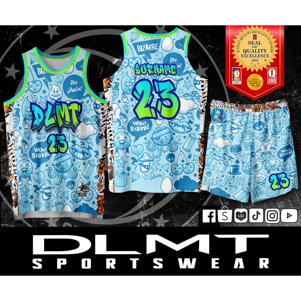DLMT DESIGN CODE DLMT440 FULL SUBLIMATION JERSEY (FREE CHANGE TEAMNAME ...