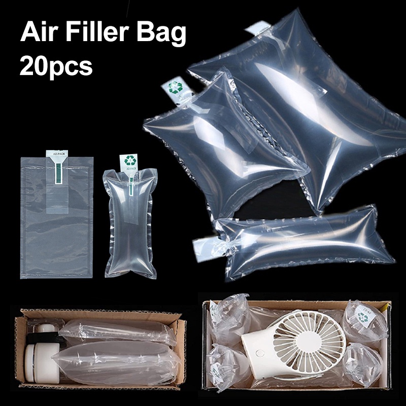 20pcs Inflatable Air Pillow Bag Air Filled Buffer Bag Air Column Bubble ...