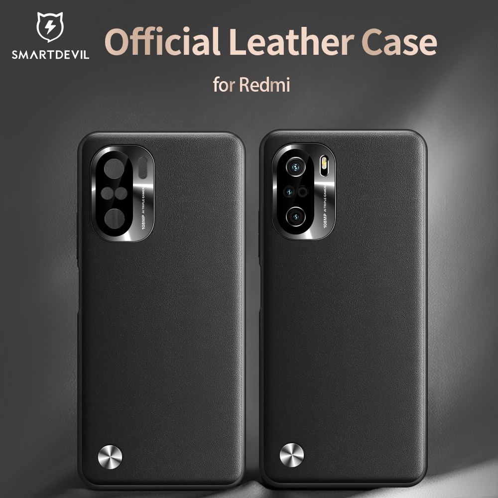 SmartDevil Plain Leather Case For Xiaomi POCO F3 For Remi K40 Pro/K70 ...