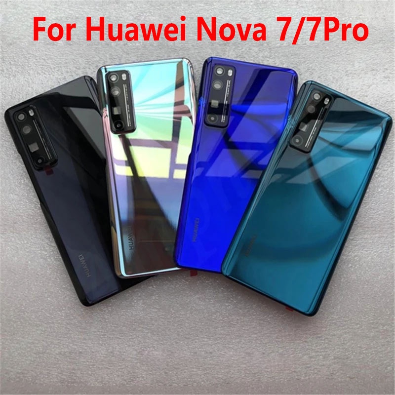 Battery Cover For Huawei Nova 7 5G / Nova 7Pro Back Housing Glass Rear ...