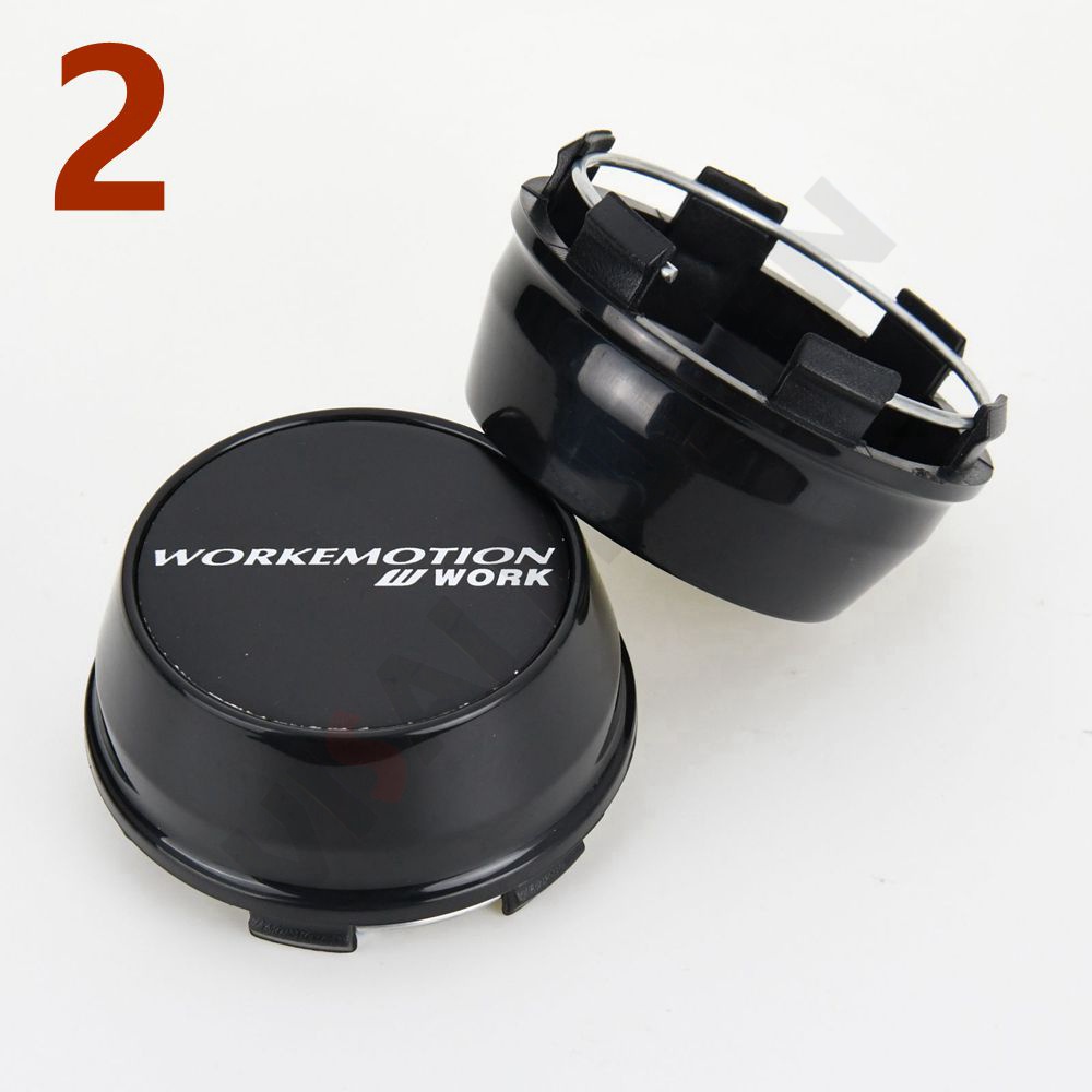 4PCS Sport Rim Wheel Cap 61MM Clip Diameter WORK EMOTION EQUIP MEISTER ...