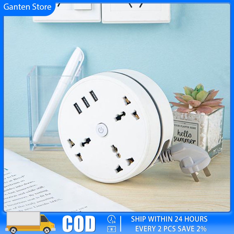 Retractable Storage Socket With Line Eu Socket Multi Functional Usb Plug In Board Porous Socket