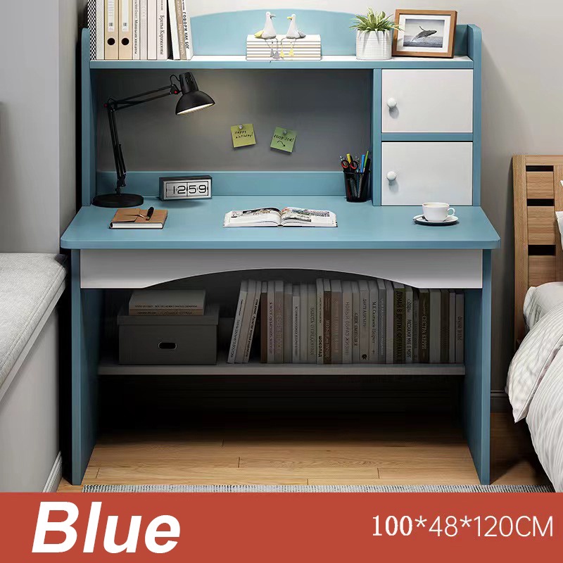 Desktop Computer Desk Student Table Home Study Desk with Drawer ...