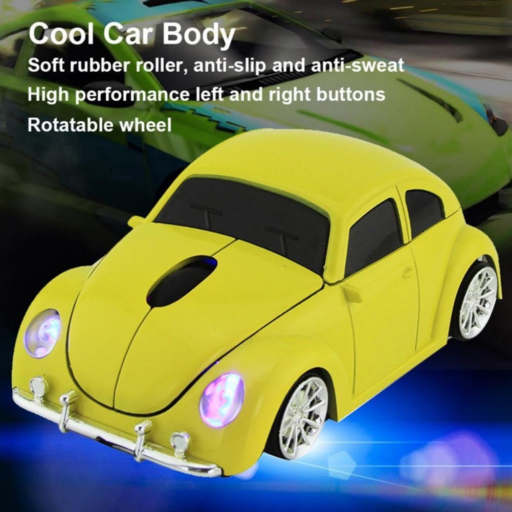 Newest 1000dpi 2.4G USB Optical Computer vw-beetle car 3D Gaming Mouse ...