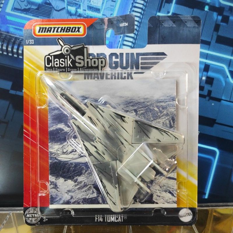 Matchbox Airplane Sky Busters P-51 Mustang Boeing F/A 18 Super Hornet Maverick F14 Tomcat ...