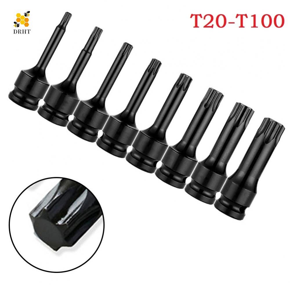 DHEART~1PC 1/2 inch hexagon Torx screwdriver bit impact socket adapter T20-T100 | Shopee Philippines