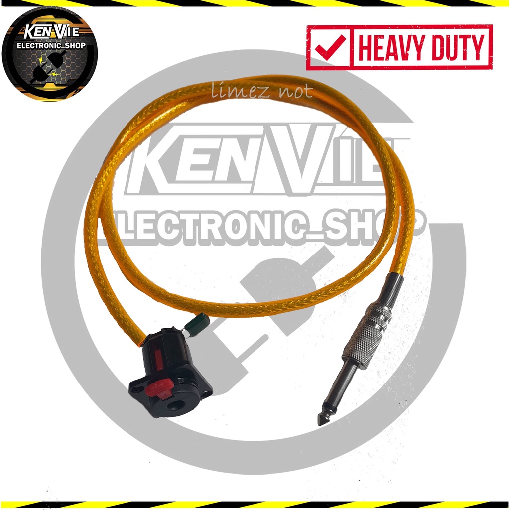 MIC INPUT FOR VIDEOKE MACHINE 1 METERS MIC WIRE ASSEMBLED ( PL55 TO MIC ...