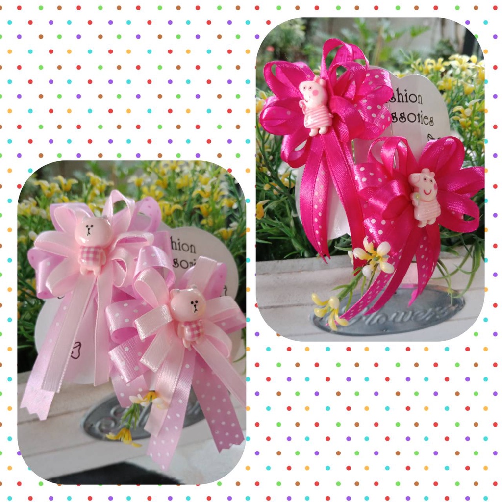 Sweet Pink Fashion Bow Attached To The Face Of A Cute Doll Melt The ...