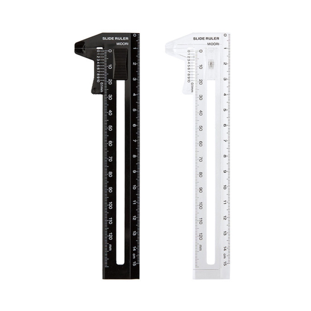 Midori Slide Ruler Measure Thickness | Shopee Philippines