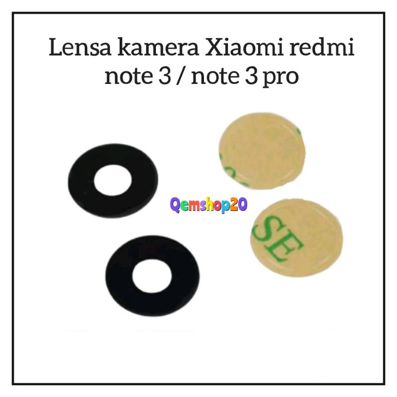 XIAOMI REDMI NOTE 3 NOTE 3PRO REAR CAMERA LENS GLASS. | Shopee Philippines
