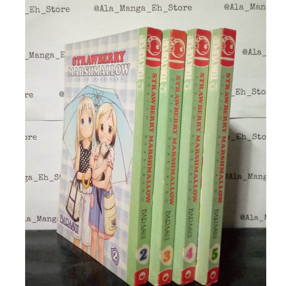 Strawberry Marshmallow Manga by Barasui Vol 2-5, English, Preloved, Tokyopop | Shopee Philippines