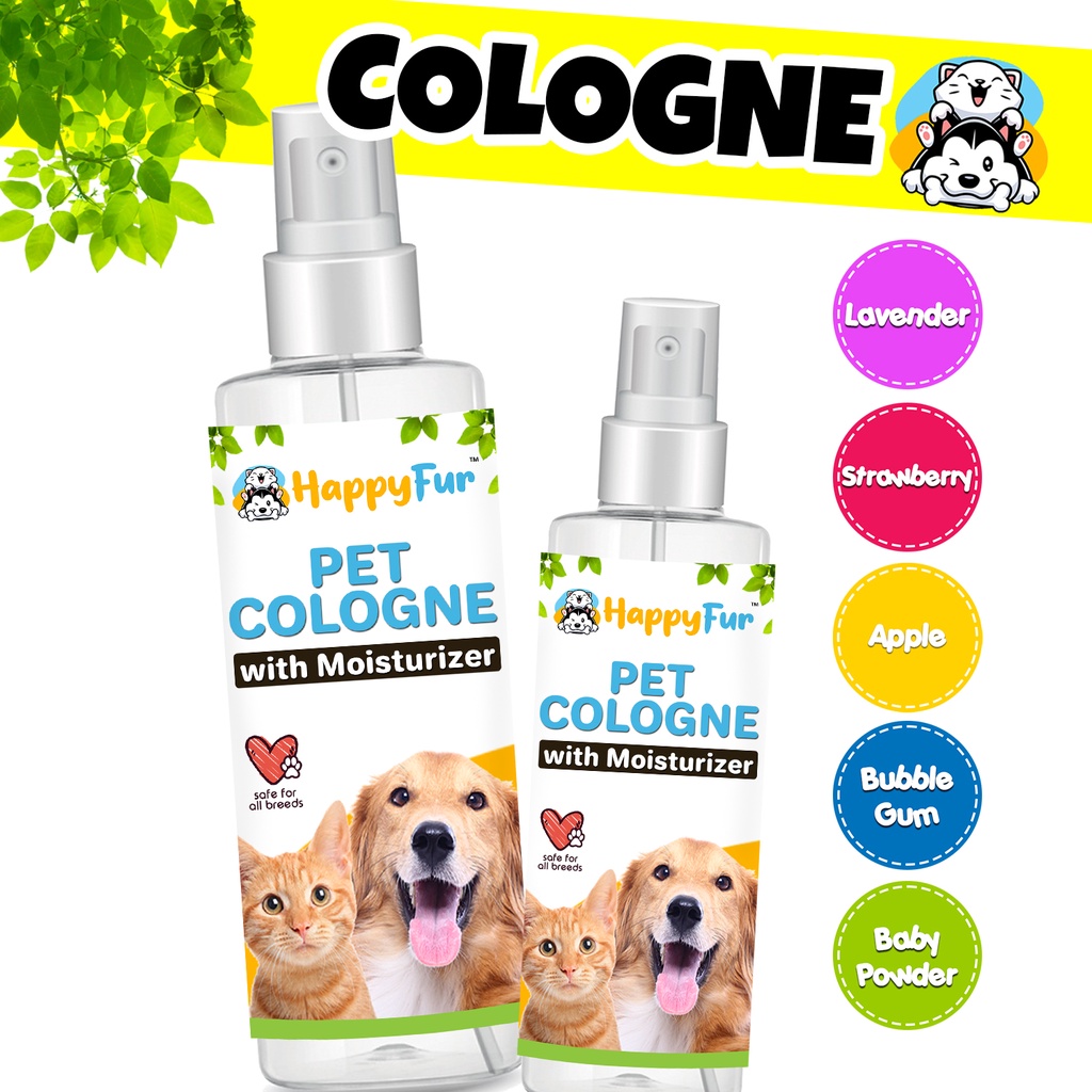 Pet Cologne with Moisturizer - HAPPY FUR - Cat Dog Cologne | Shopee ...