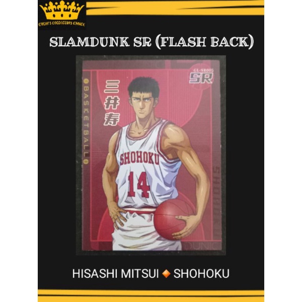 HISASHI MITSUI SLAMDUNK SR FLASH BACK CARDS COLLECTIBLES | Shopee ...
