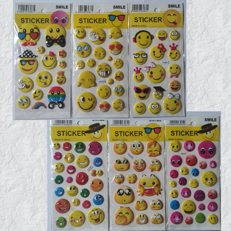 Smiley Sticker Fun Cute Stickers | Shopee Philippines