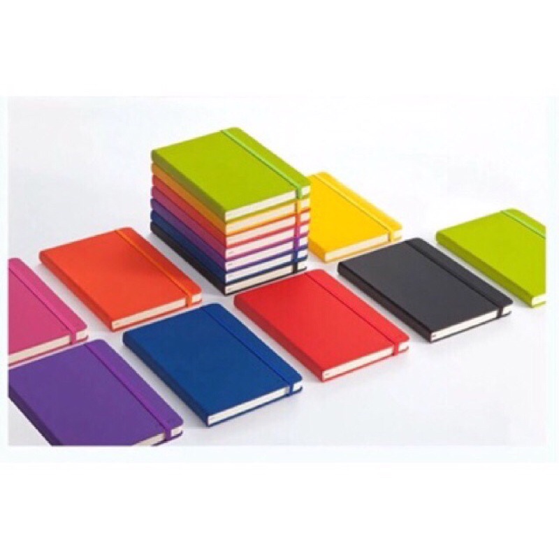 Mega [Small Size] Stationery 25K Moleskin Rubber Diary Strap Notebook w ...