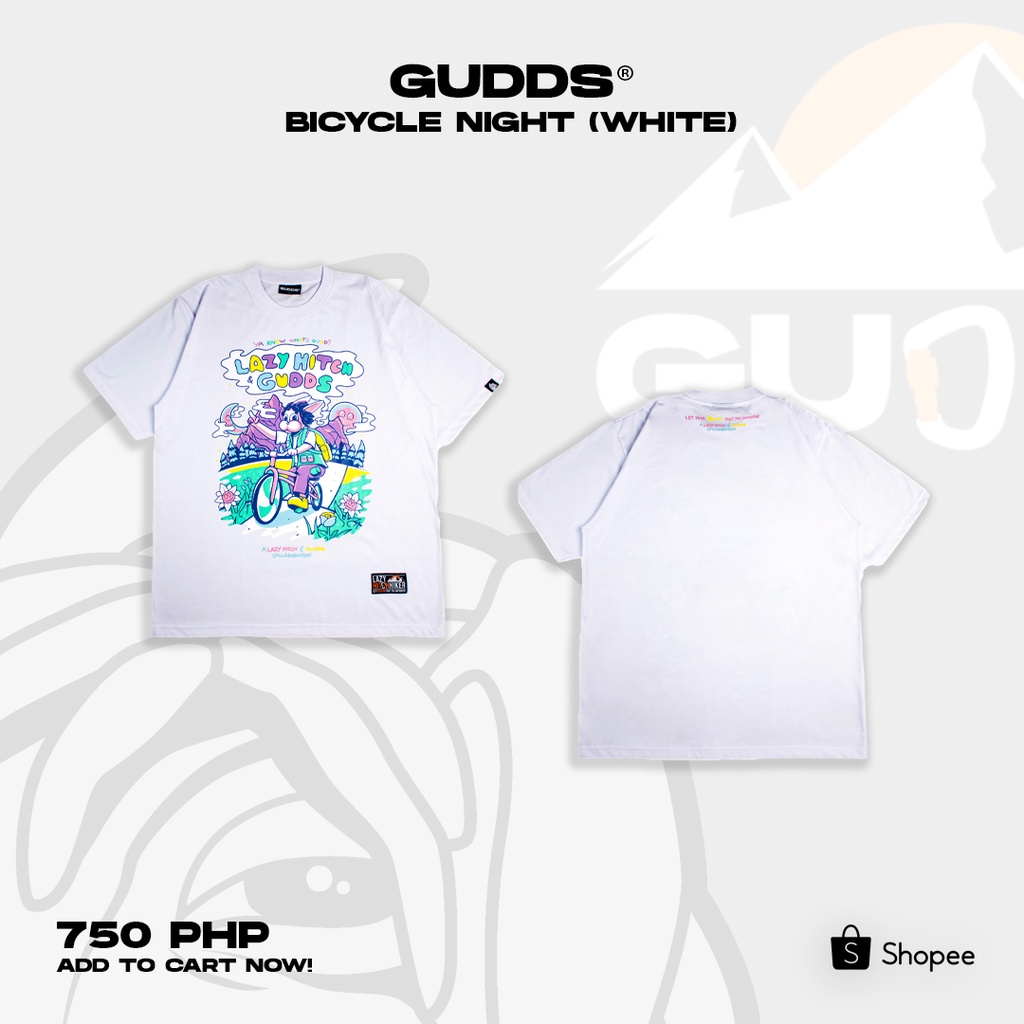 LAZYHITCH X GUDDS - BICYCLE WHITE | Shopee Philippines