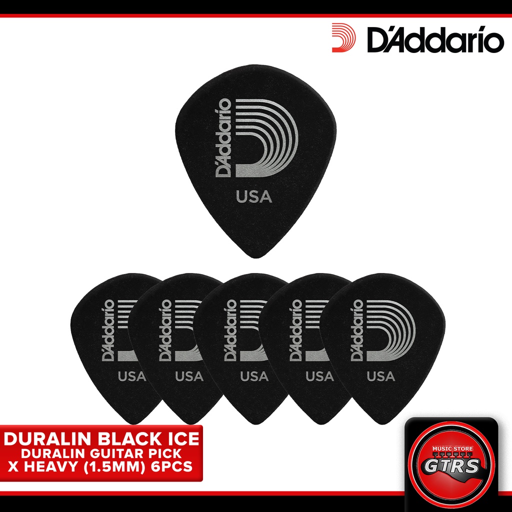 D'Addario Duralin Black Ice Jazz III Guitar Pick | Shopee Philippines