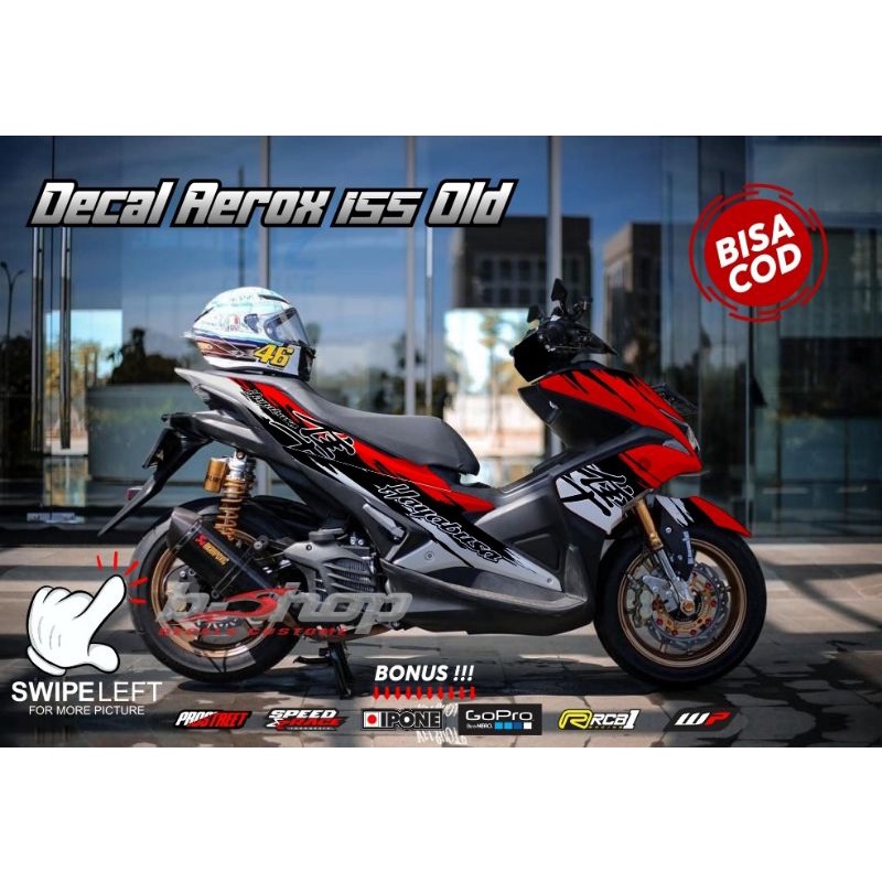 Yamaha aerox hayabusa decal color variations | Shopee Philippines