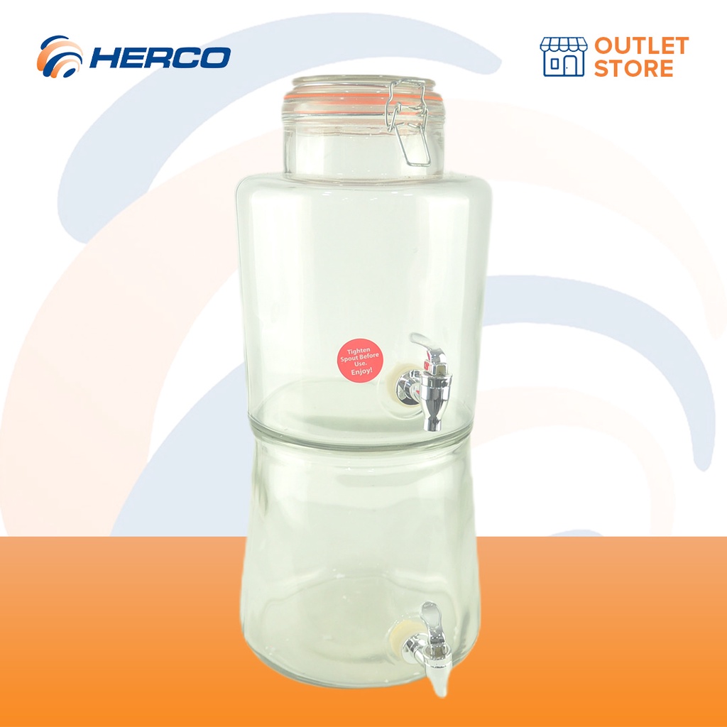 Home Essential Del Sol 1.3 Gal Stackable Beverage Dispenser Set # 6770 ...