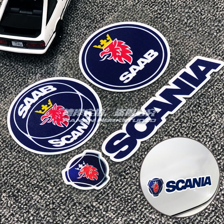 The Fastest Wangan Car Sticker Heavy Duty Truck Fan Sweden Scania ...
