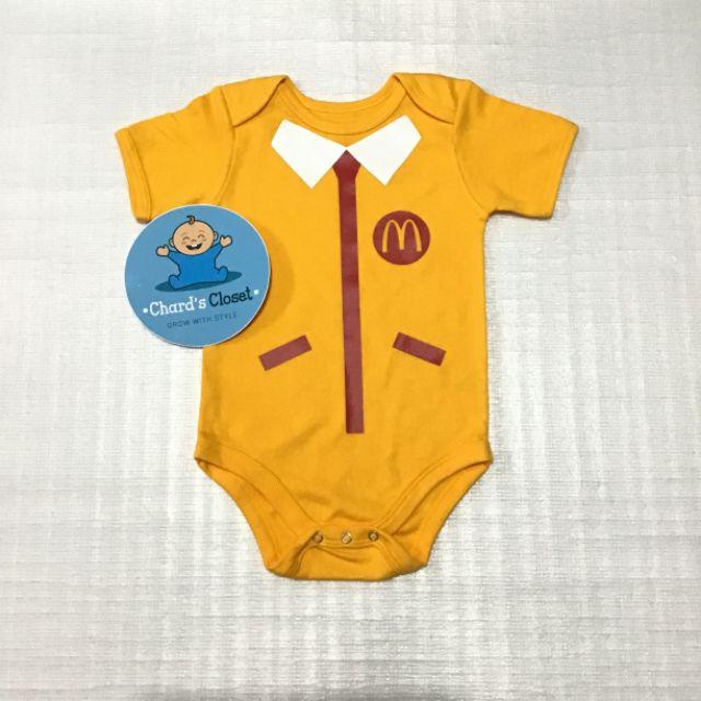 Jollibee/Mcdo Outfit Print on Baby Onesie BGCT | Shopee Philippines