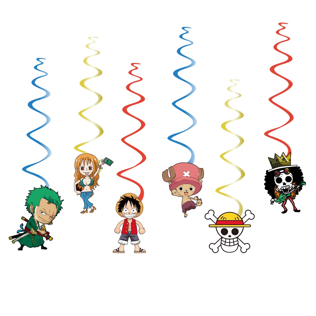 SY1 One Piece Monkey D Luffy Theme kids birthday party decorations ...