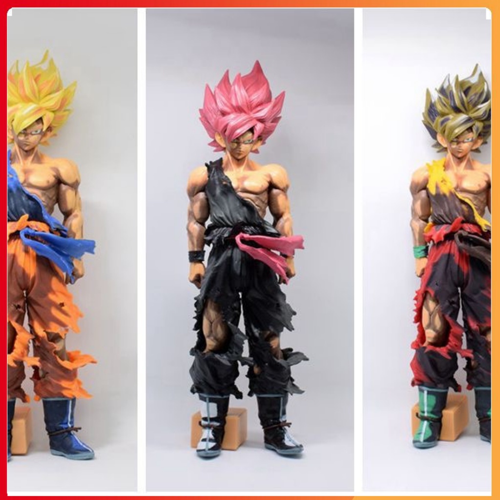 Extremely sharp large size Dragon Ball model - Super cool colorful Goku ...
