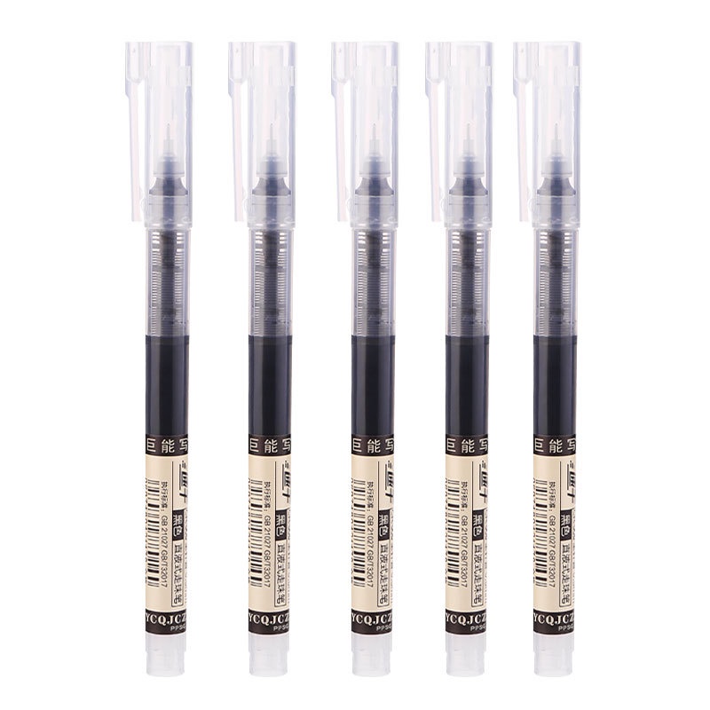 0.5mm Straight Liquid Full Needle Neutral Pen Large Capacity Quick ...
