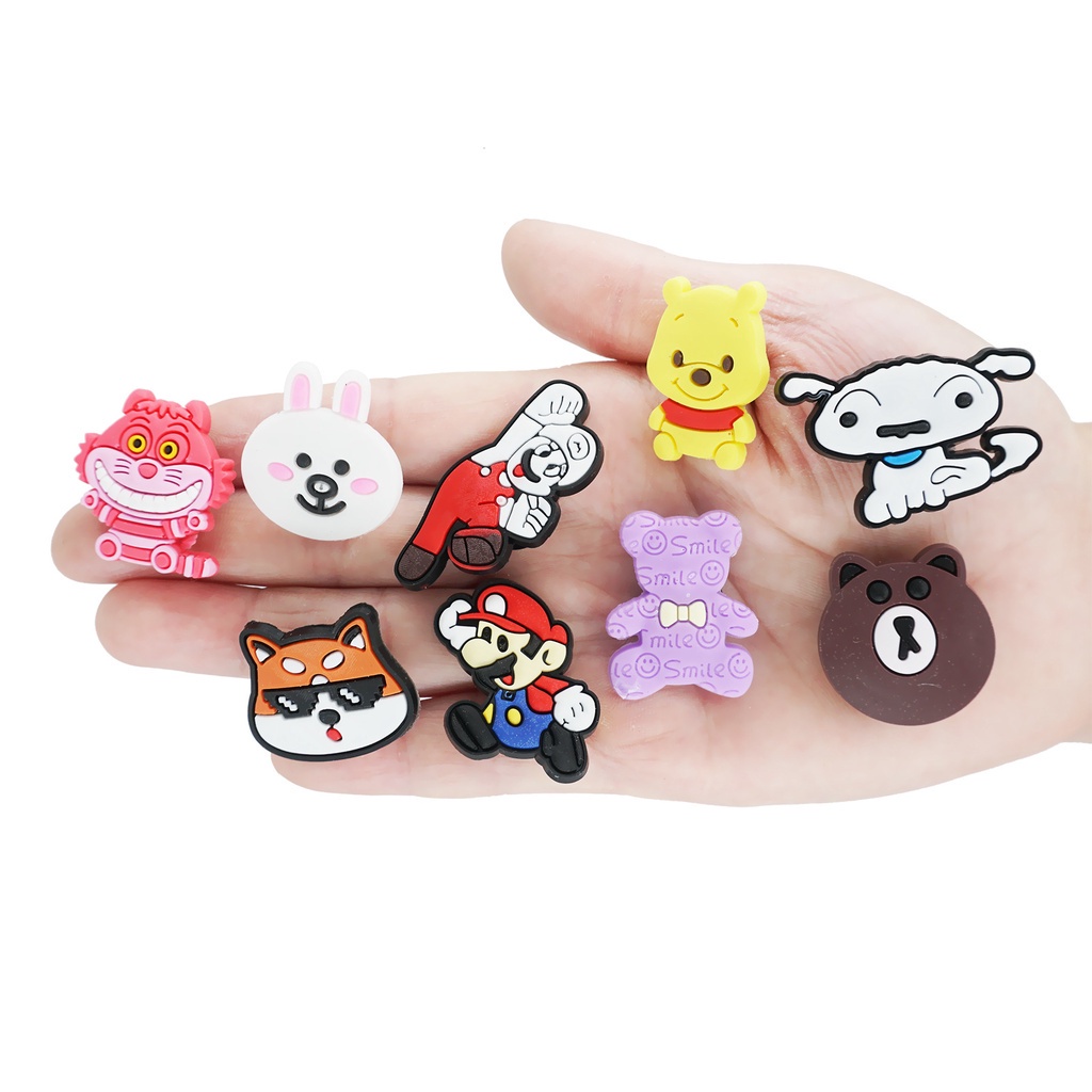Croc Jibz Pins New Cartoon Villain DIY Shoes Charm Button | Shopee ...