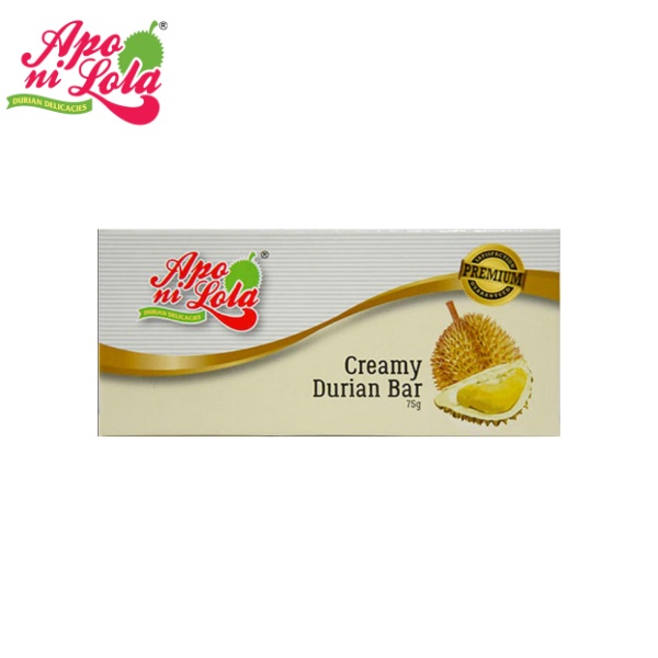 Apo ni Lola | Special Creamy Durian Bar 75grams | Davao Sweets Dessert ...