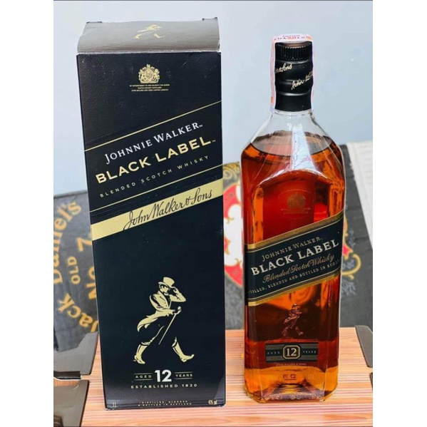 Black Label 1L With Box | Shopee Philippines