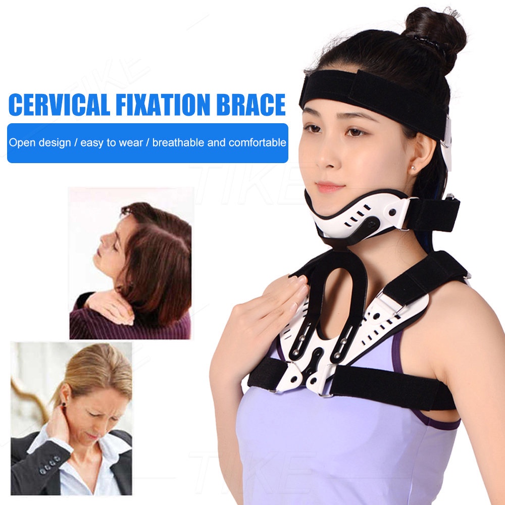 Cervical Neck Traction Device Brace & Collar - Neck Shoulder Pain ...