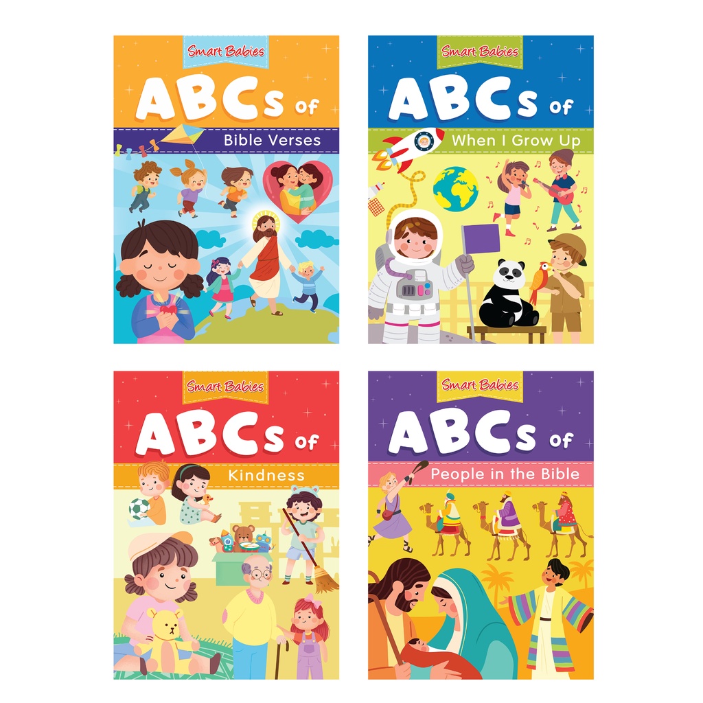 SMART BABIES ABCS SET OF 4 (WHEN I GROW UP, KINDNESS, PEOPLE IN THE ...