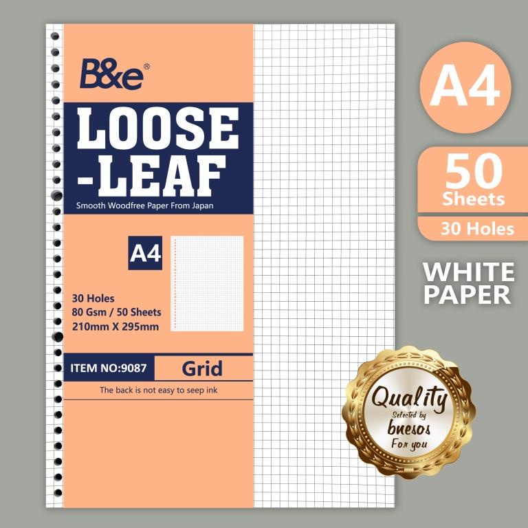 bnesos Notebook Binder Notebook With Loose Leaf Refillable Binder ...