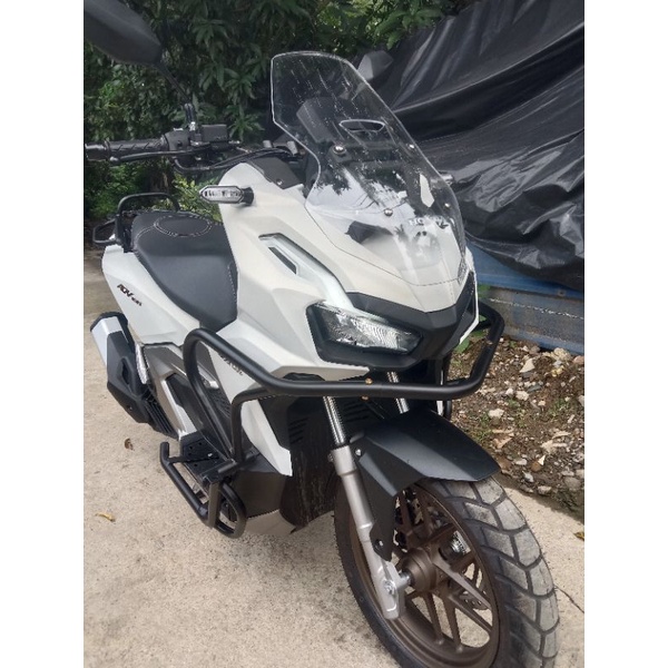 HONDA ADV 160 CRASHGUARD HALF DESIGN(heavy-duty)powder coated | Shopee Philippines