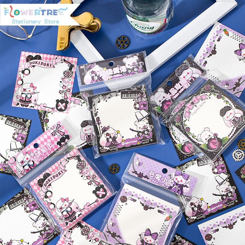 100 Sheets Cute Guide Notes Memo Pad School Office Stationery Notepad ...