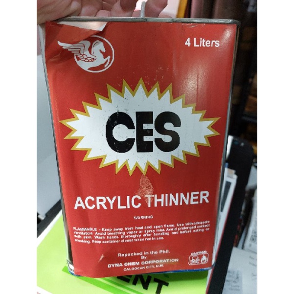 Acrylic Thinner 4 Liters / Gallon | Shopee Philippines