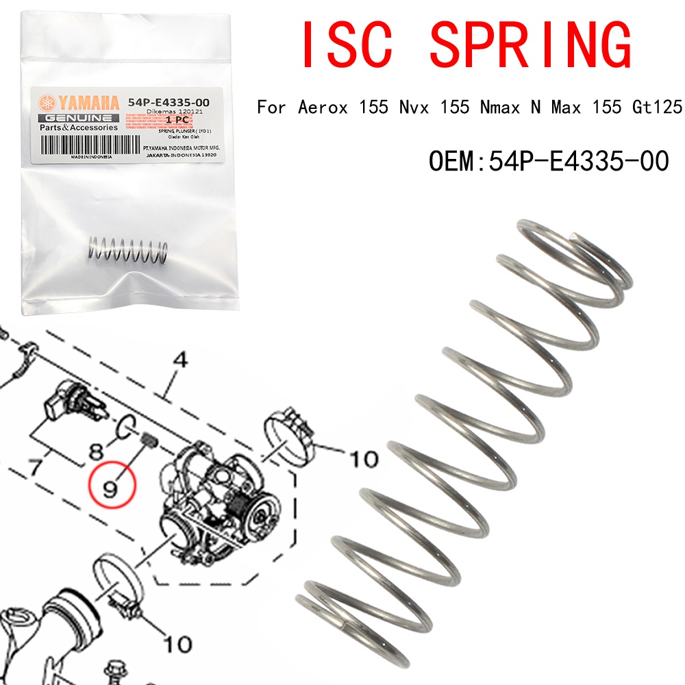 Spring Isc Plunger For Throttle Body Sensor For Lexi Aerox 125/155 ...
