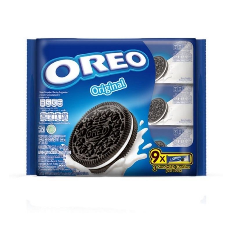 Oreo Original Vanilla Cookies 9 x 29.4g | Shopee Philippines