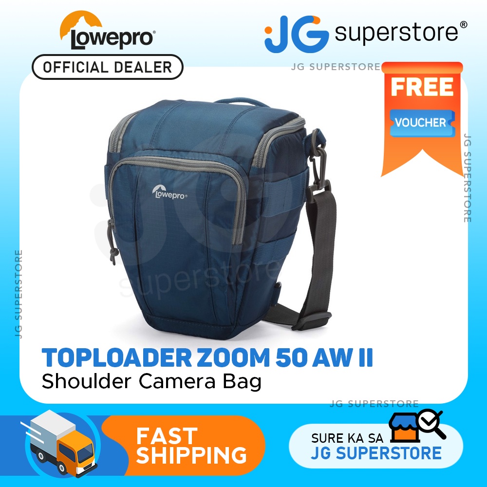 Lowepro Toploader Zoom 50 AW II Shoulder Camera Bag (Blue) | JG ...