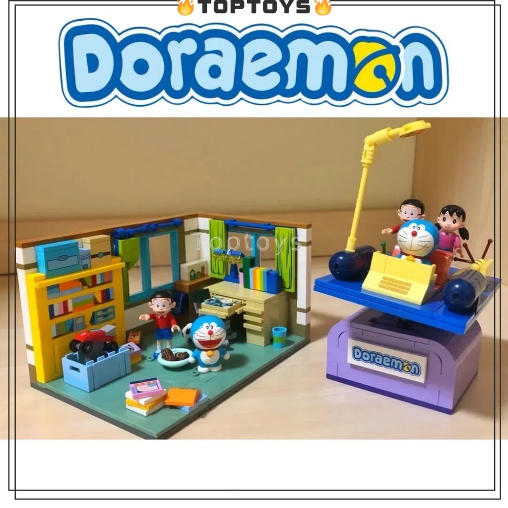 [TOPTOYS] Doraemon Nobita room Plus Time machine Cartoon animation ...