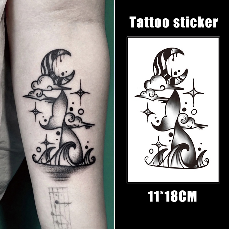 Tattoo Sticker Waterproof Long Lasting 15 Days 11*18CM Fake Tattoo ...