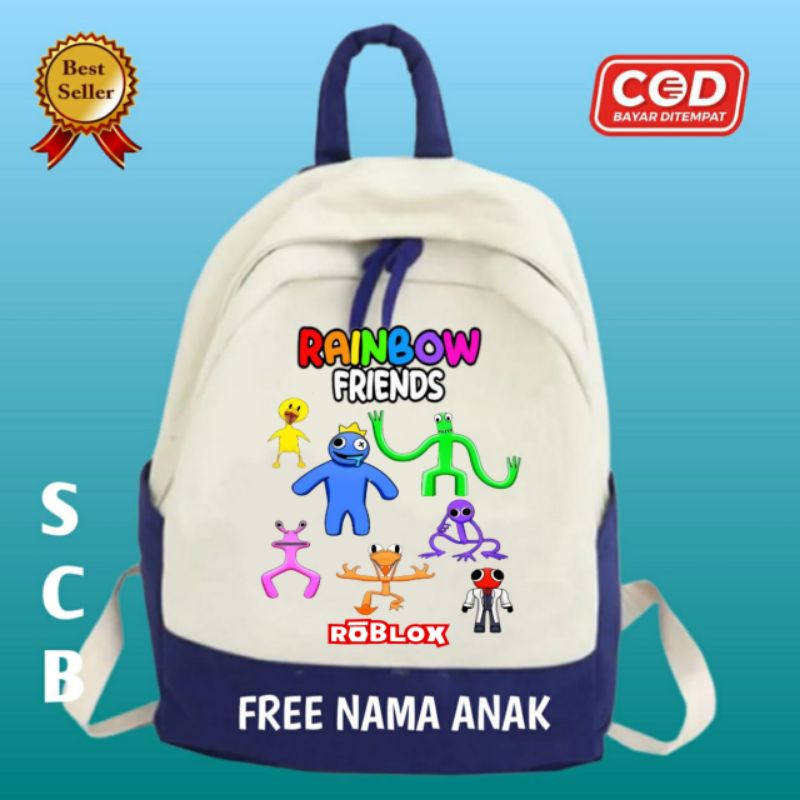 Rainbow Friends Roblox Kids Backpack | Shopee Philippines